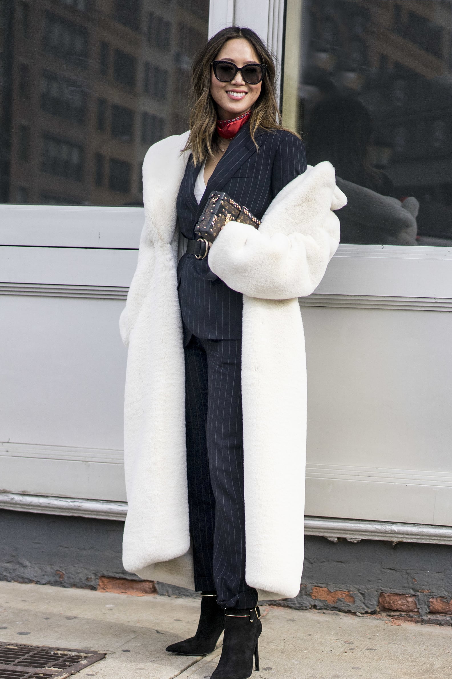 How to Wear Your Coat Off the Shoulder | PS Fashion