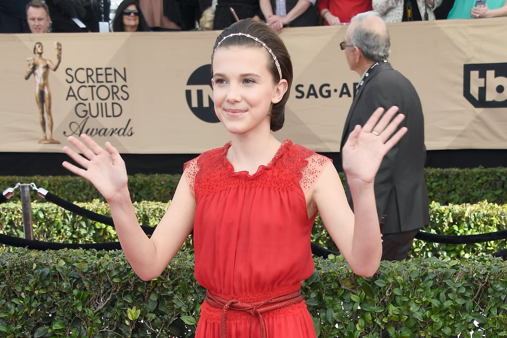 Stranger Things Cast at the 2017 SAG Awards | POPSUGAR Celebrity