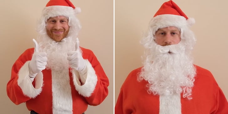 Prince Harry Dressed Up as Santa Claus | Video | POPSUGAR Celebrity