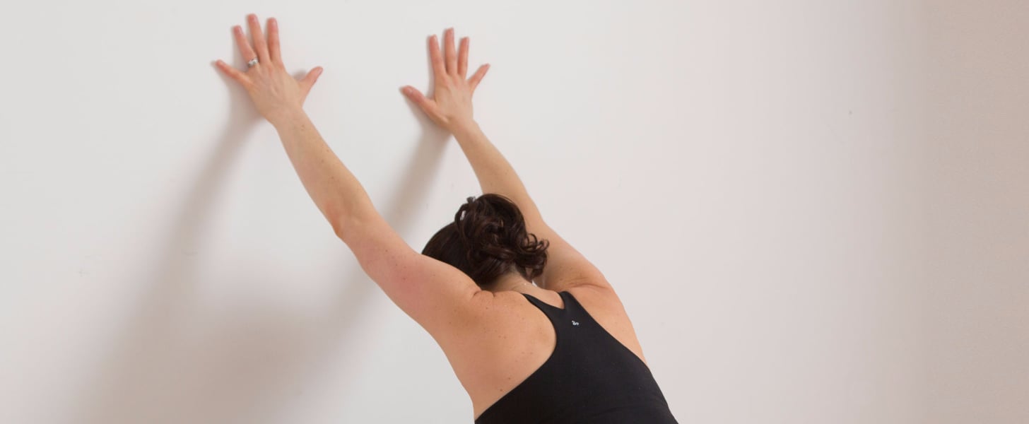 Shoulder and Neck Stretch Against the Wall | PS Fitness