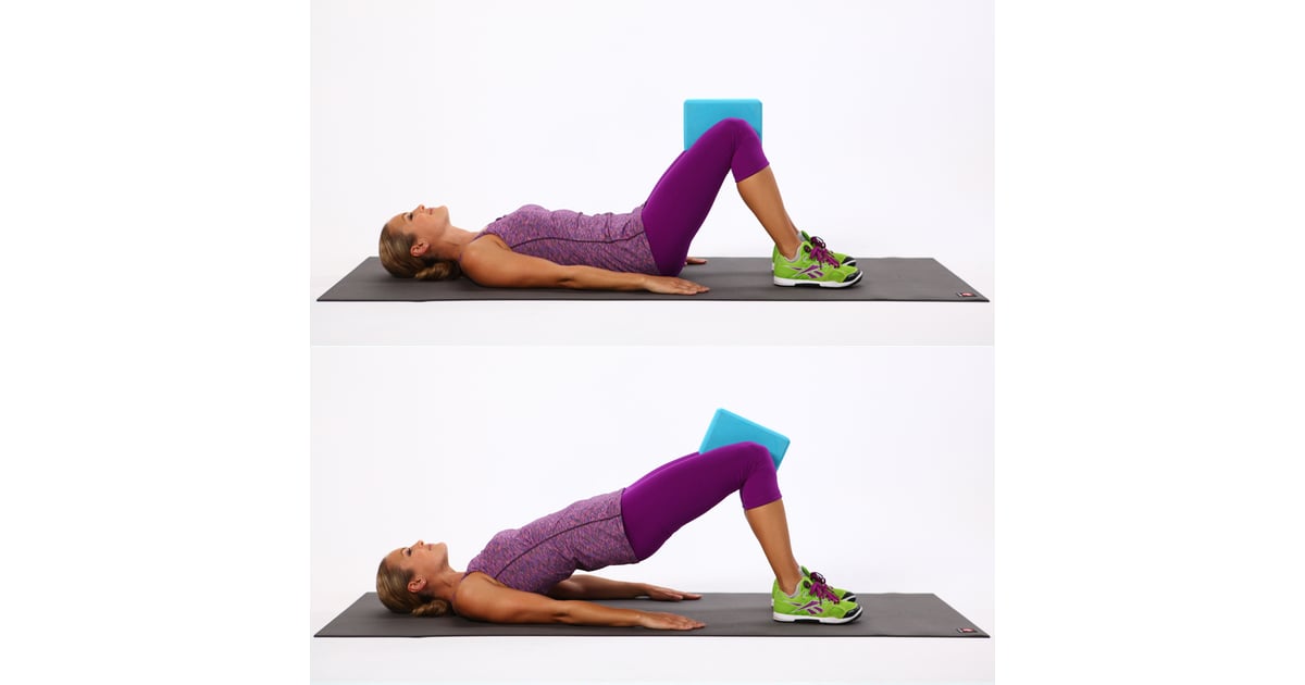 Hip Bridges | Low Impact Glute and Bum Exercises For Knee Pain | POPSUGAR Fitness Photo 7