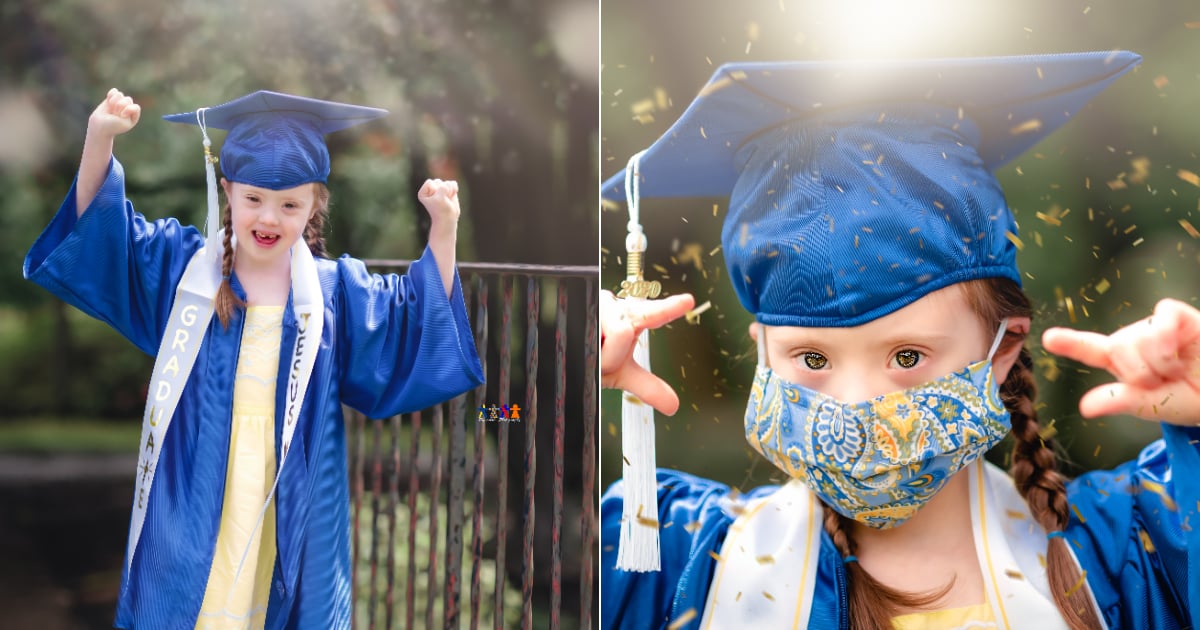 Sweet Photos of Kindergartener Celebrating Her Graduation | POPSUGAR Family