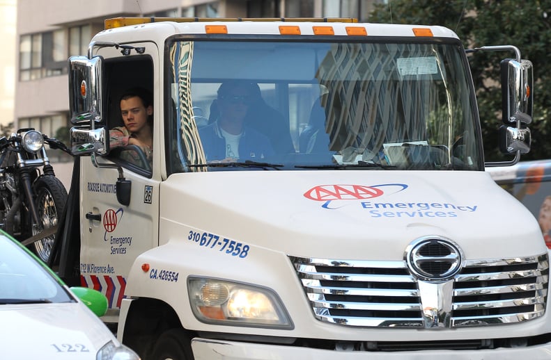 Harry Styles on a Motorcycle | PS Celebrity