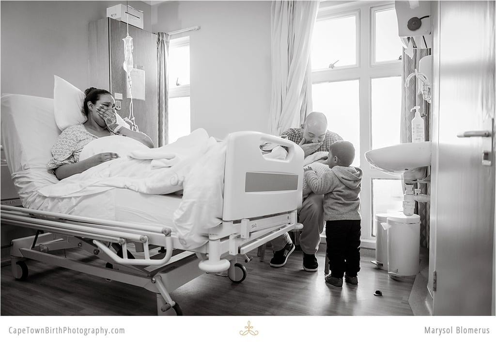 Birth Photos and Sibling Meeting Baby | POPSUGAR Family