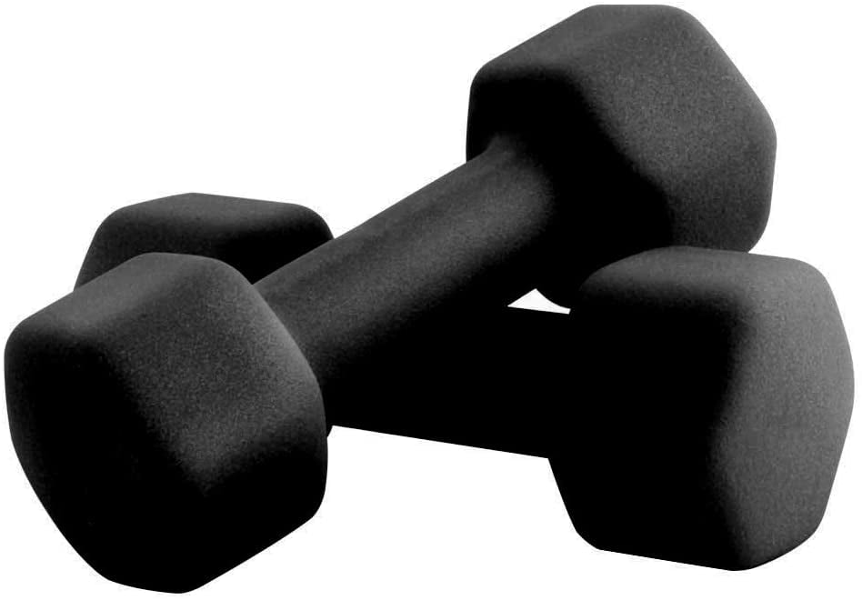 Amazon: Portzon Set of 2 Neoprene Dumbbell Hand Weights | Dumbbells ...