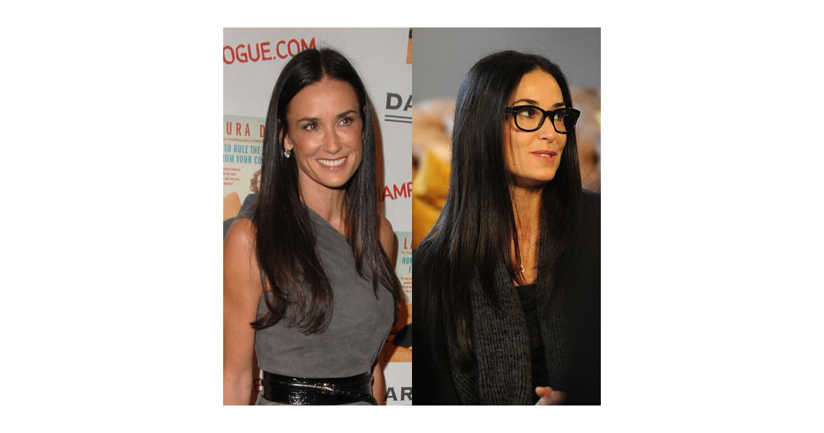 Demi Moore Celebrities Wear Geek Chic Glasses Trend Popsugar Fashion Photo 10