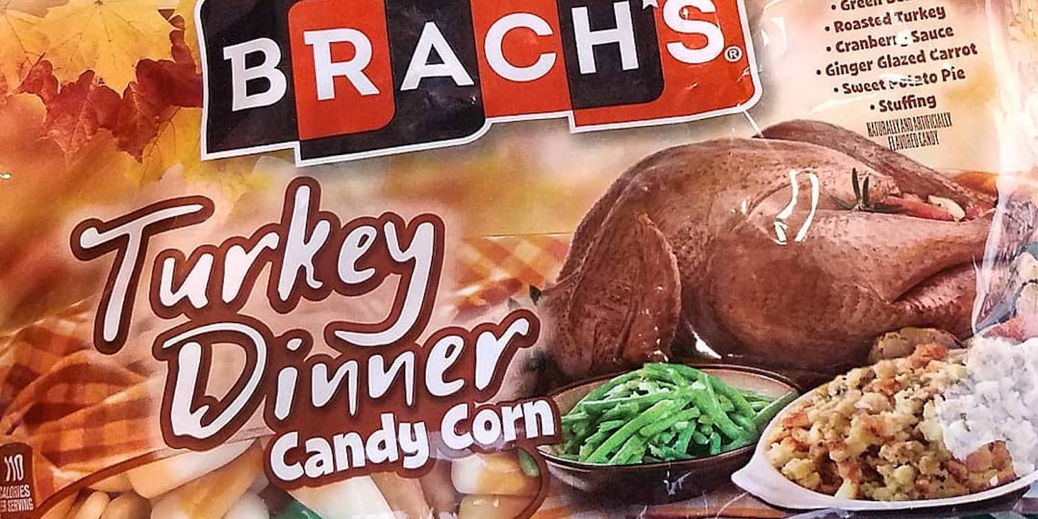 Turkey-Dinner-Flavoured Candy Corn Exists, Thanks to Brach's | PS UK Food