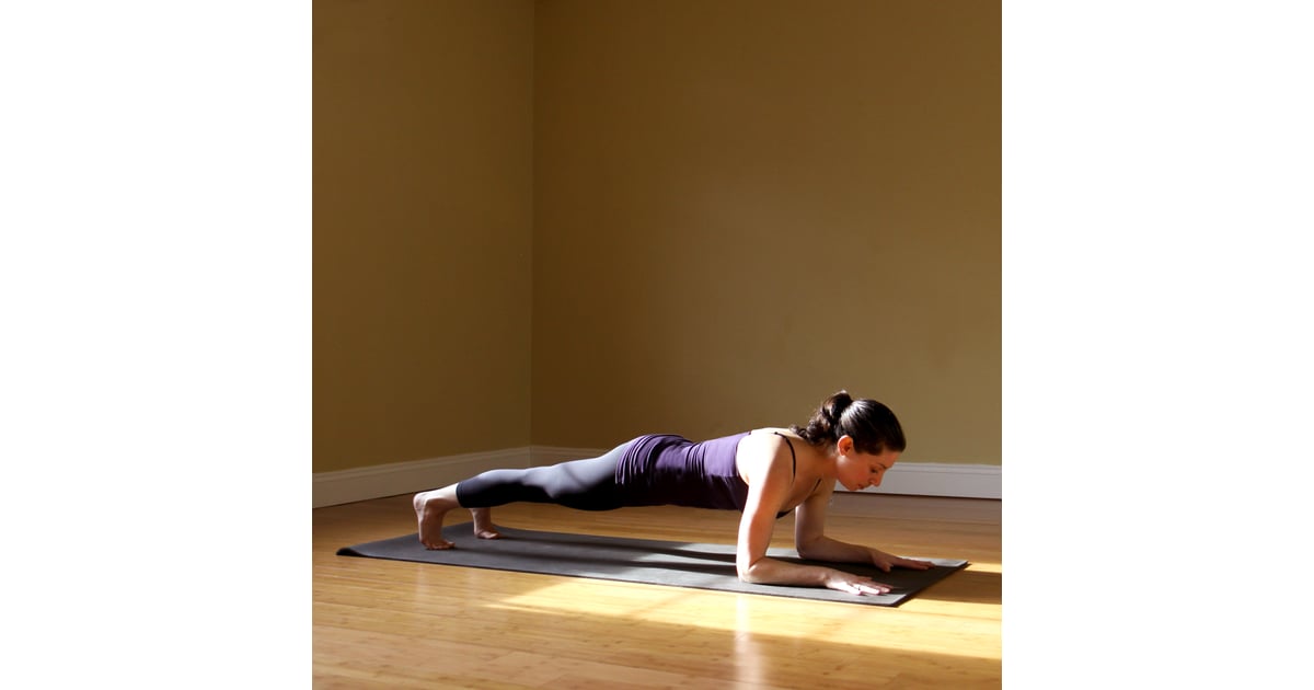 Dolphin Plank | Muscle-Burning Yoga Poses | POPSUGAR Fitness Photo 5