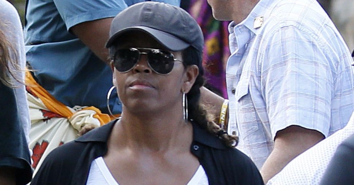 Michelle Obama Wearing Hoop Earrings | PS Fashion