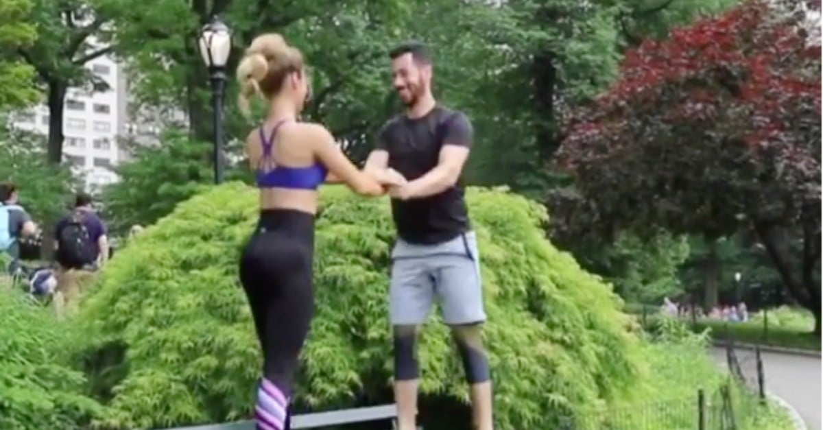 Outdoor Partner Workout Video | POPSUGAR Fitness