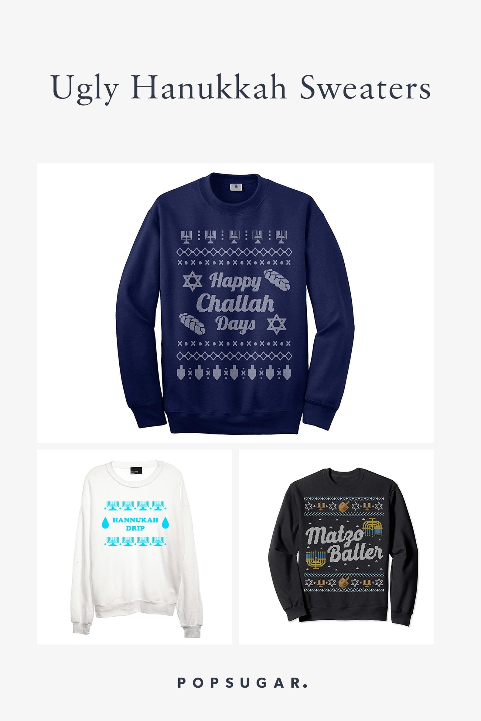 Ugly Hanukkah Sweaters | PS Family