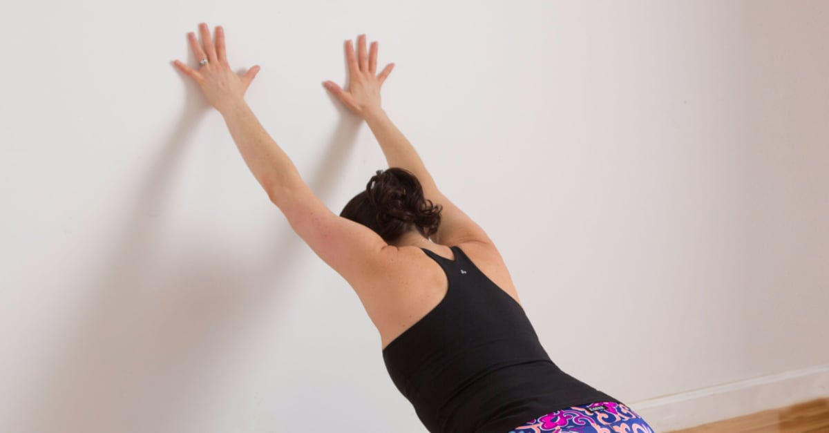 Shoulder and Neck Stretch Against the Wall | PS Fitness