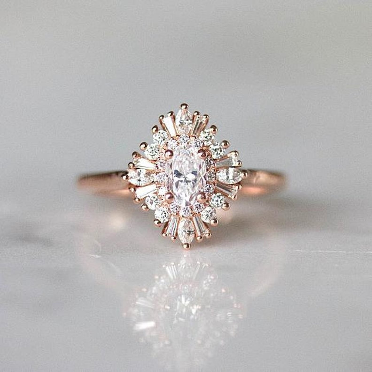 Unique Rose Gold Engagement Rings | 2019 | PS Fashion