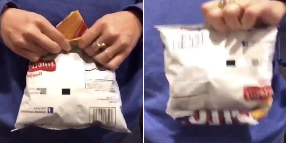 Hack For Sealing a Bag of Chips | Video | POPSUGAR Food