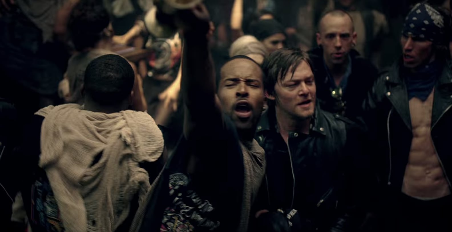 Norman Reedus in Lady Gaga's "Judas" Music Video | POPSUGAR Entertainment