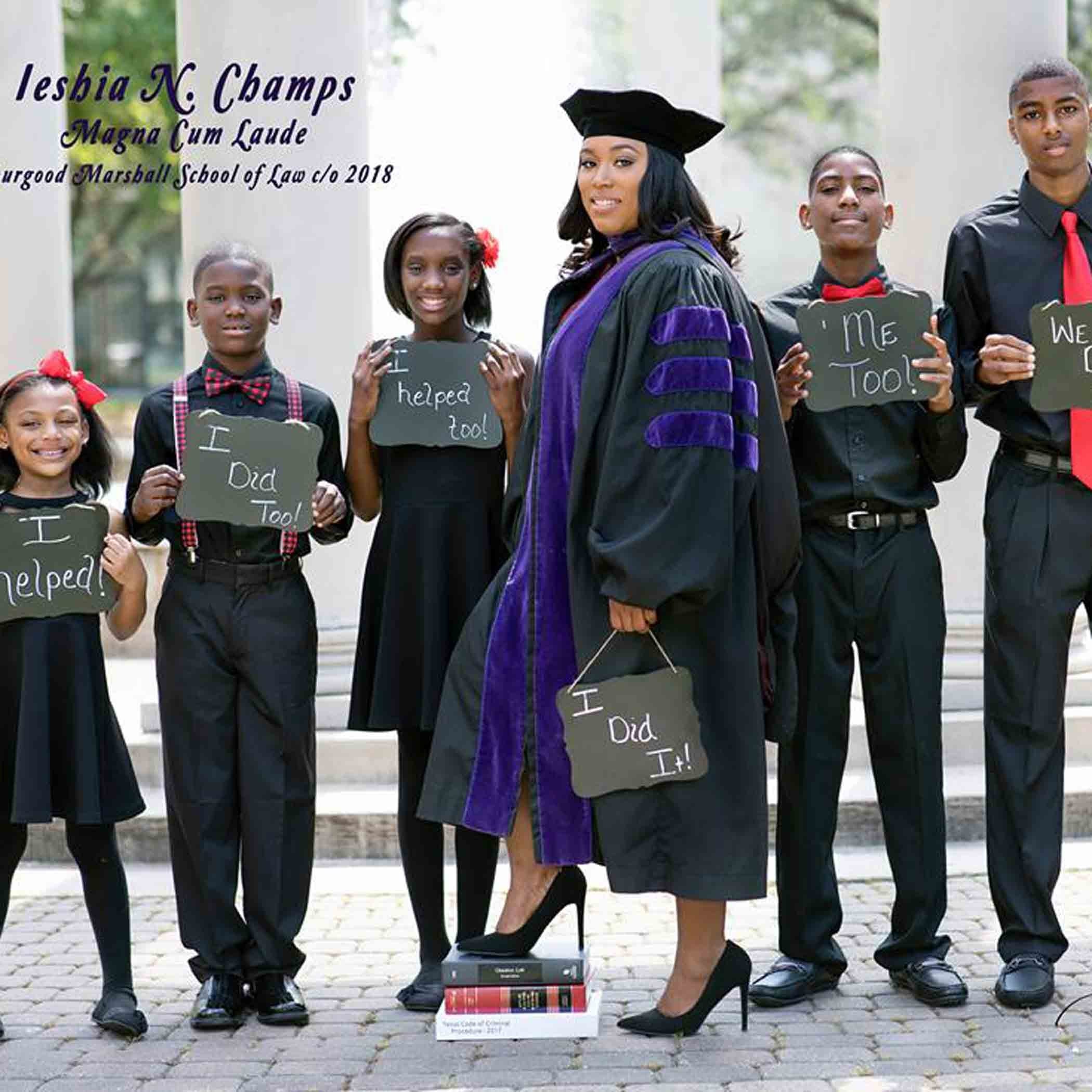 Single Mom Graduates Law School | PS Family