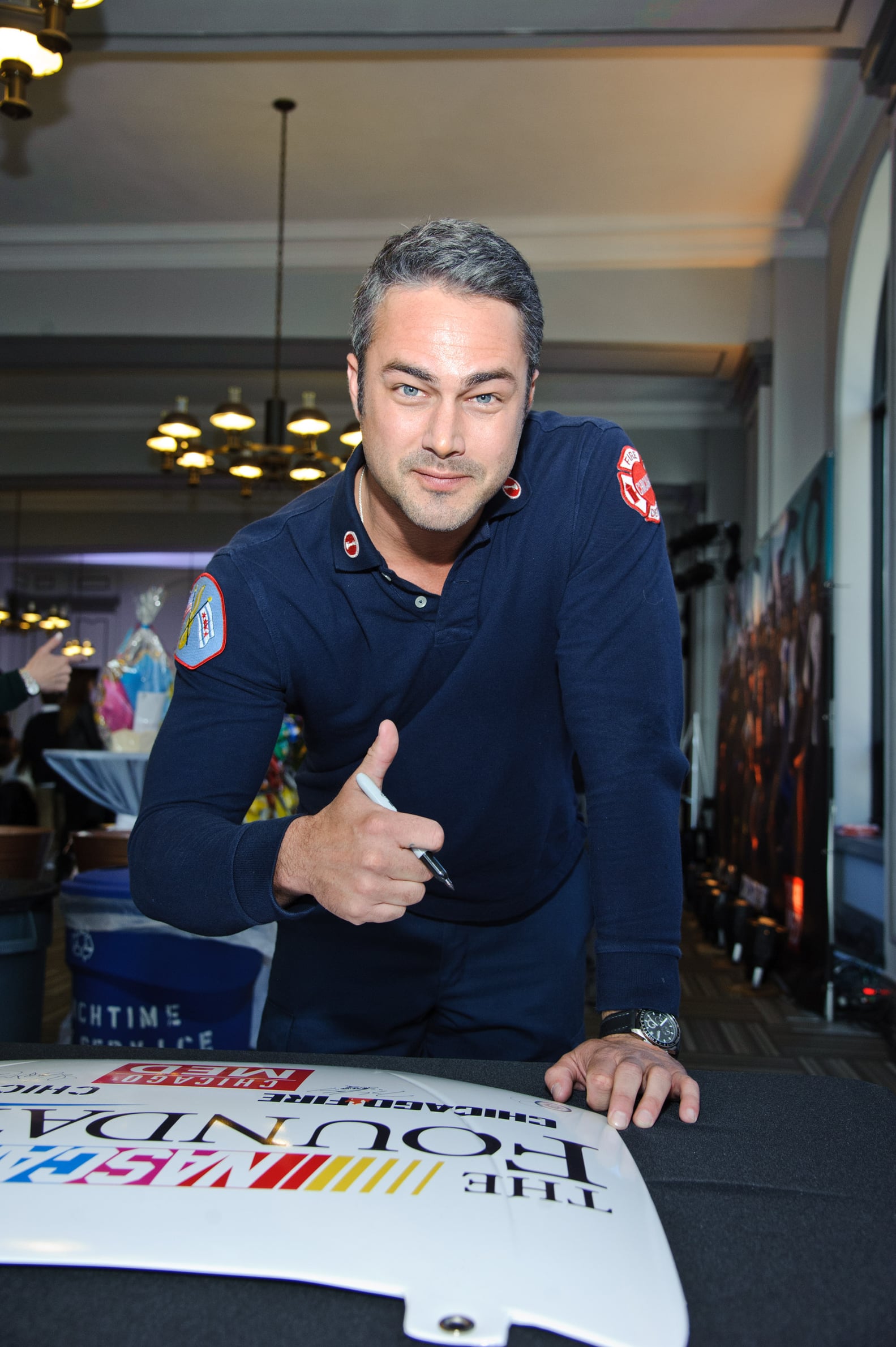 Taylor Kinney at the Chicago Fire Premiere November 2015 | PS Celebrity