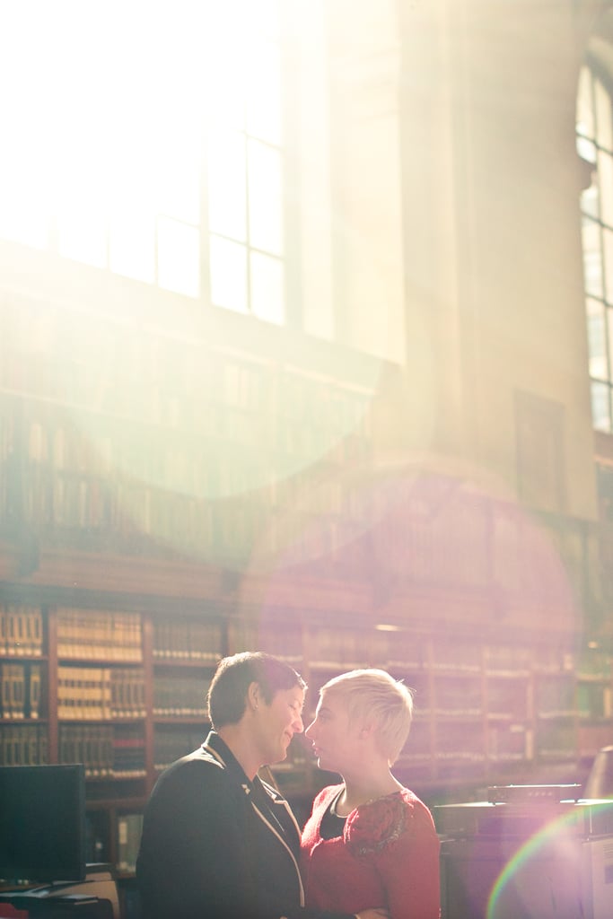 New York Public Library Engagement | POPSUGAR Love & Sex