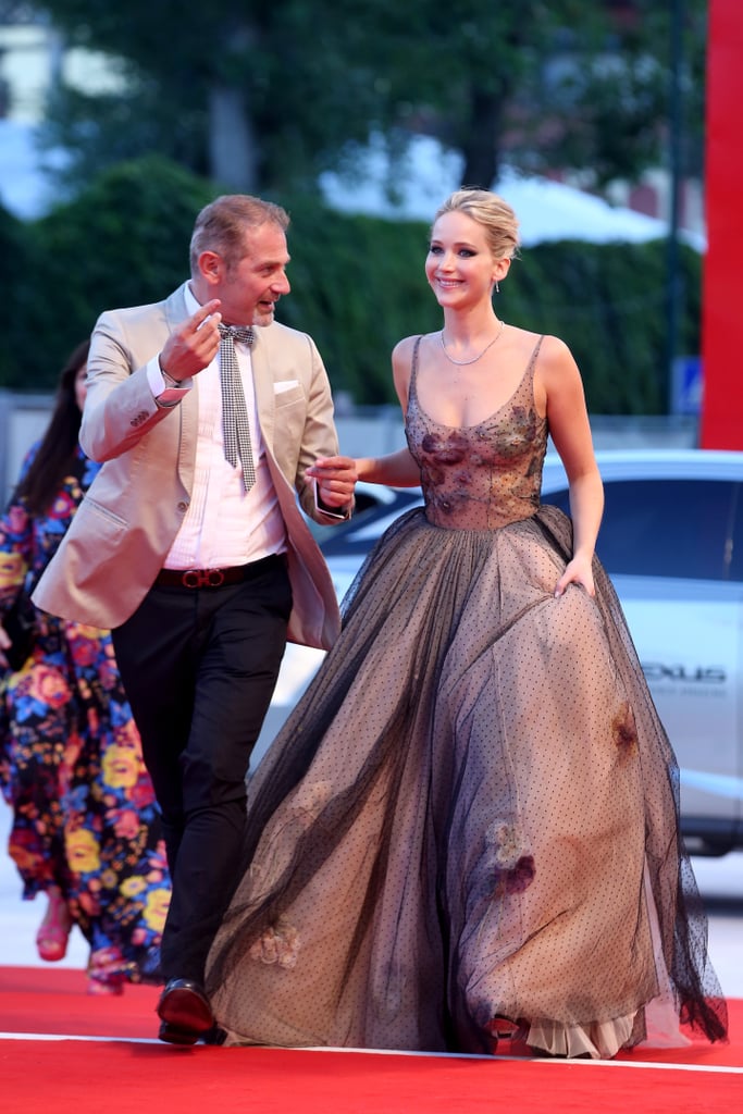 Jennifer Lawrence Dior Gown at Venice Film Festival | POPSUGAR Fashion