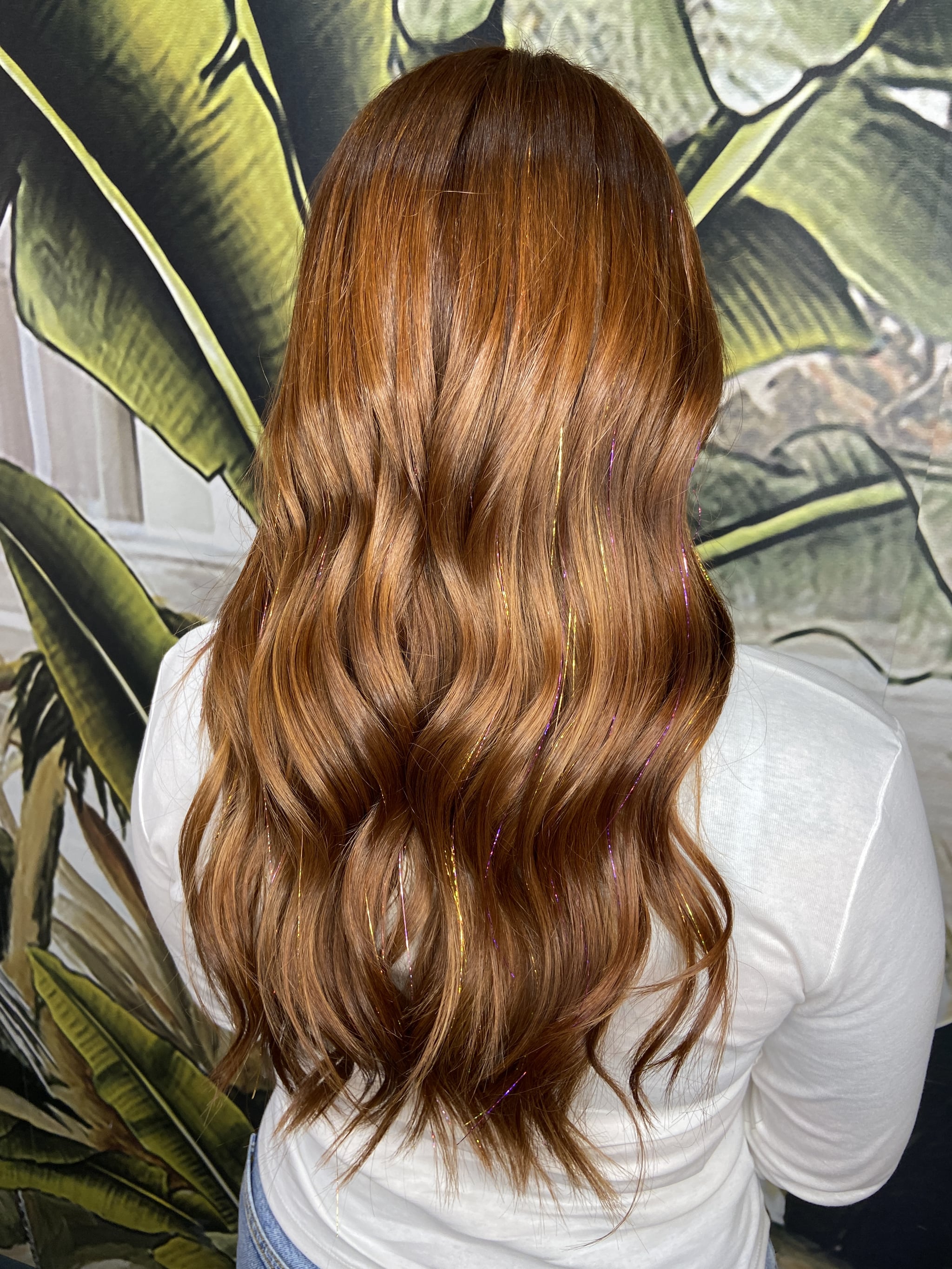 What Is Tinsel Hair We Tried The Fun Glitter Extensions POPSUGAR Beauty
