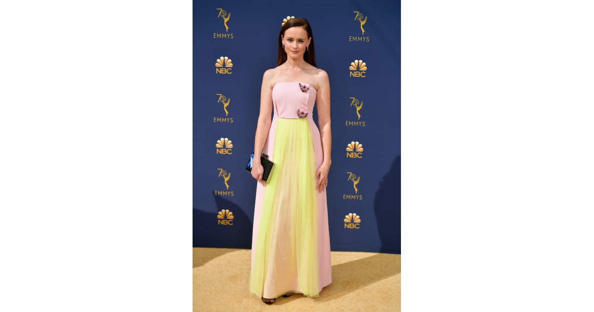 Alexis Bledel | Emmys Red Carpet Dresses 2018 | POPSUGAR Fashion UK ...