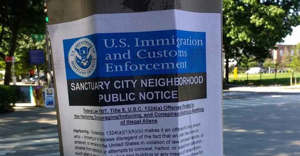 Fake ICE Posters in Washington DC | PS News