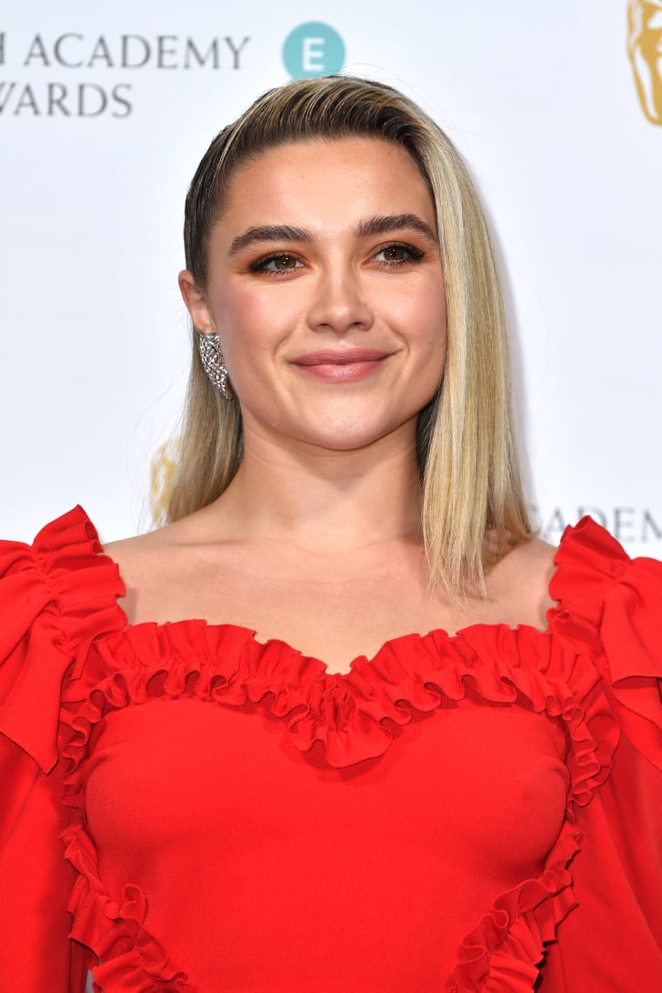 Florence Pugh's Side Part, 2020 | Florence Pugh's Best Beauty Looks ...