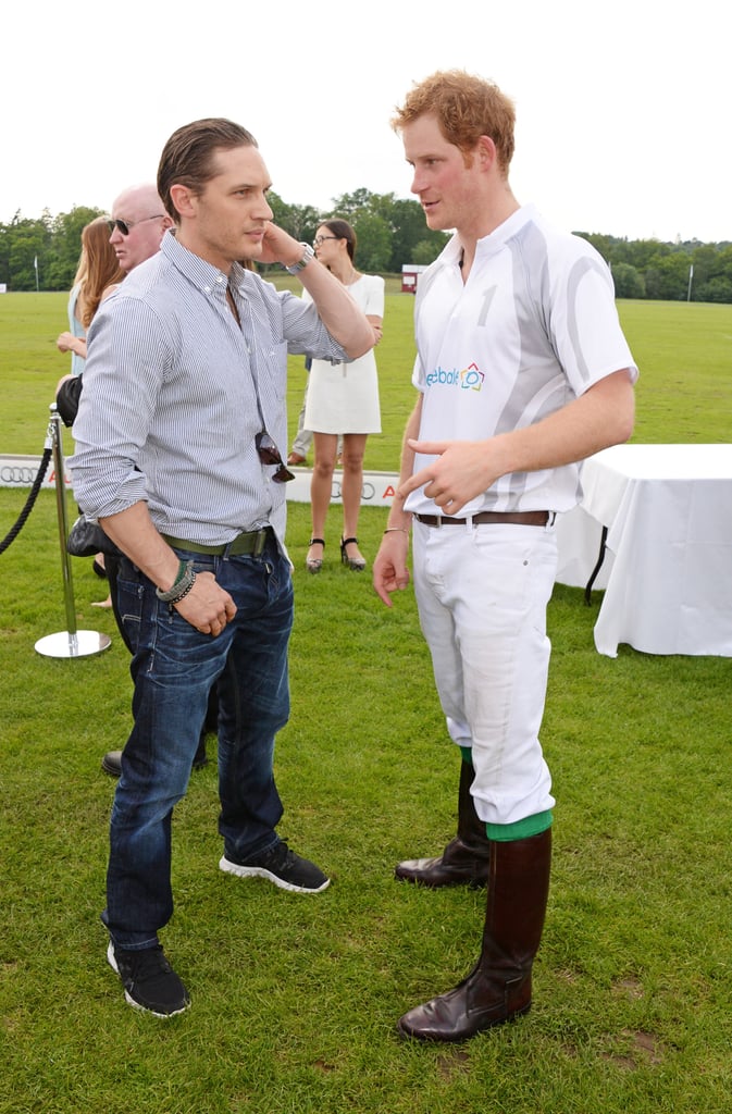 Photos of Tom Hardy and Prince Harry Together | POPSUGAR Celebrity UK