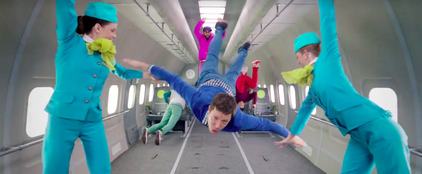 OK Go "Upside Down & Inside Out" Music Video | POPSUGAR Entertainment