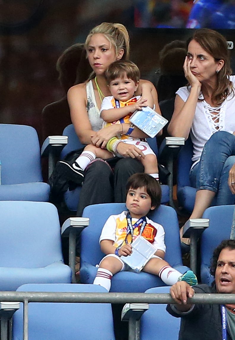 Shakira and Her Family at the Euro Cup 2016 | Photos | PS Latina