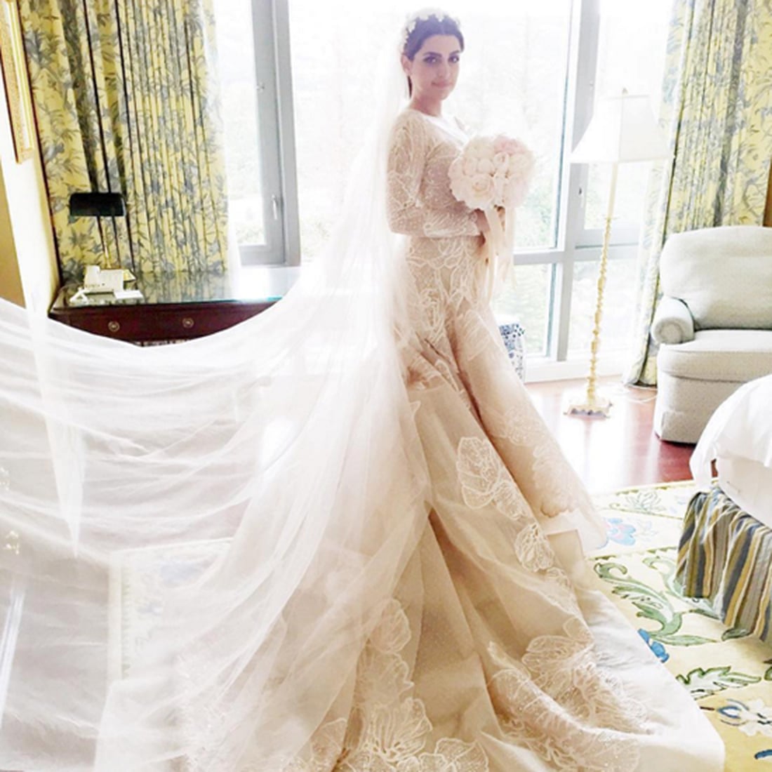 Sahar Sanjar's Elie Saab Wedding Dress | PS Fashion