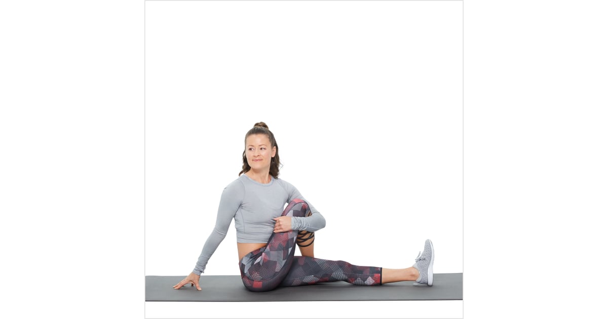 Seated Twist | Effective Butt Stretches | POPSUGAR Fitness UK Photo 2