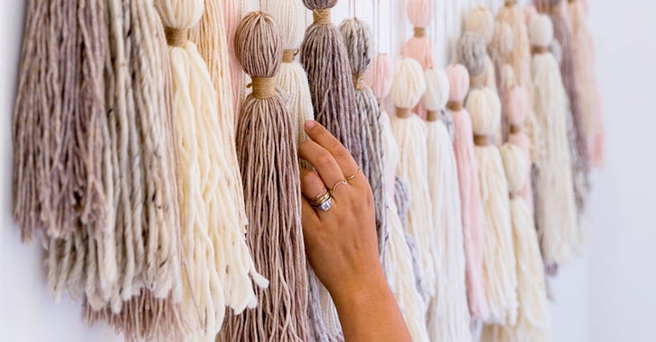Easy DIY Tassel Wall Hanging | POPSUGAR Home
