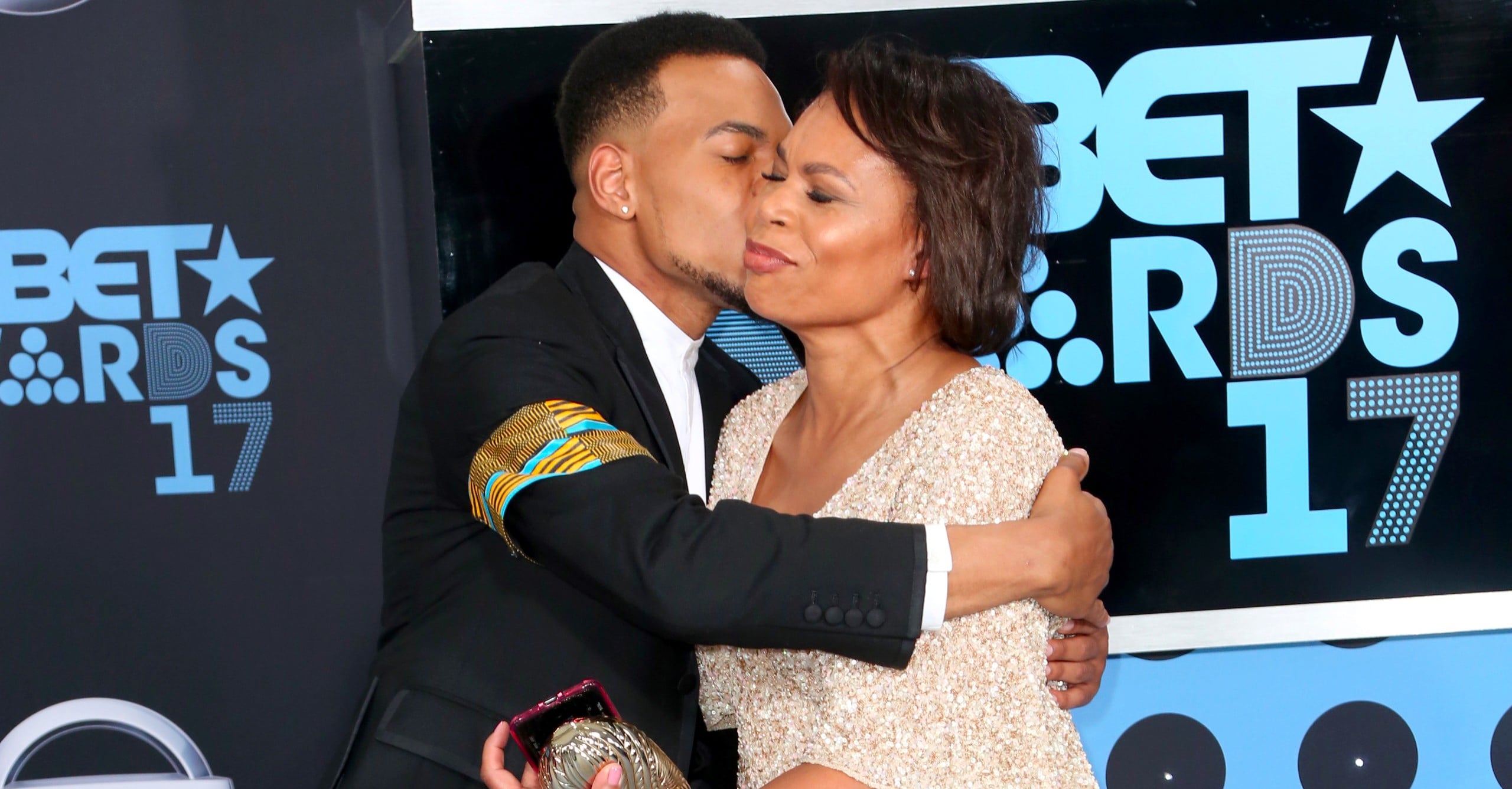 Chance the Rapper and His Mom at the 2017 BET Awards | POPSUGAR Celebrity