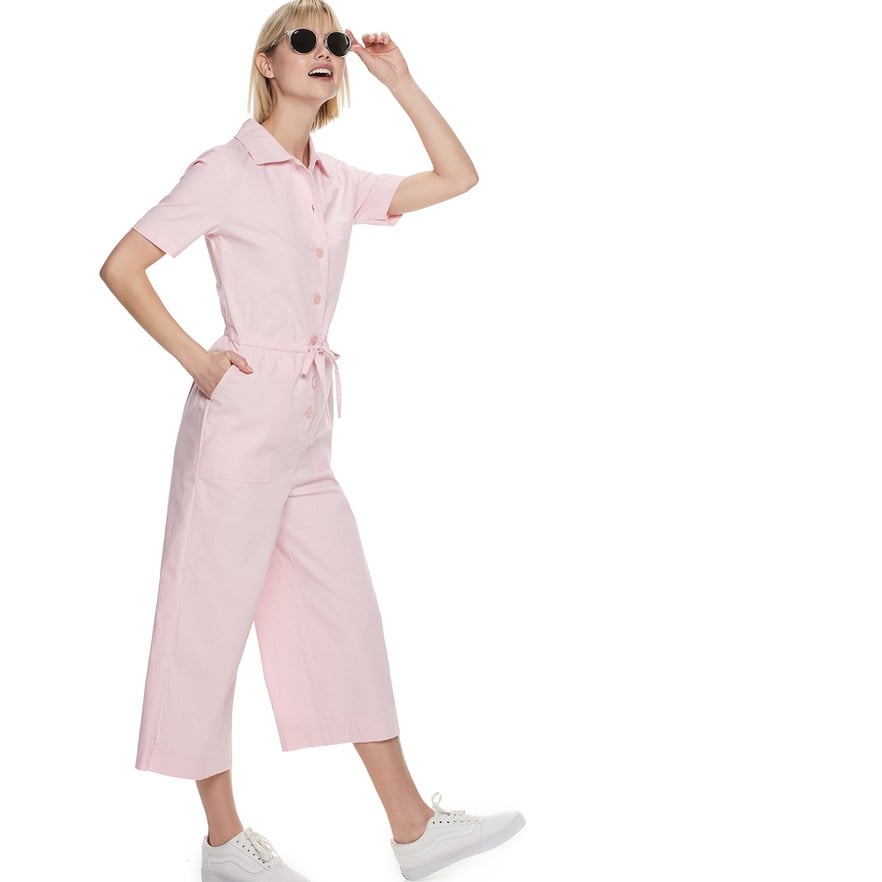 Popsugar At Kohls Collection Cropped Wide Leg Jumpsuit Best