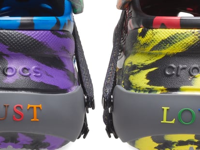 See Crocs and Ruby Rose's Rainbow Shoes For Pride 2020 | POPSUGAR Fashion