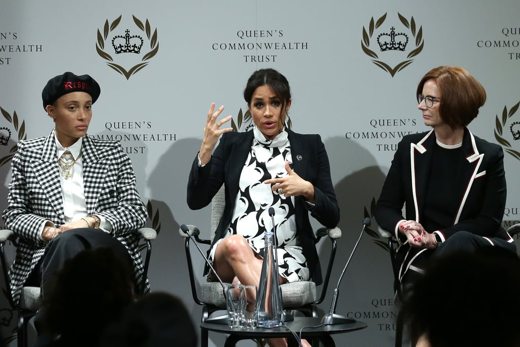 Meghan Markle at IWD Panel Discussion March 2019 | POPSUGAR Celebrity