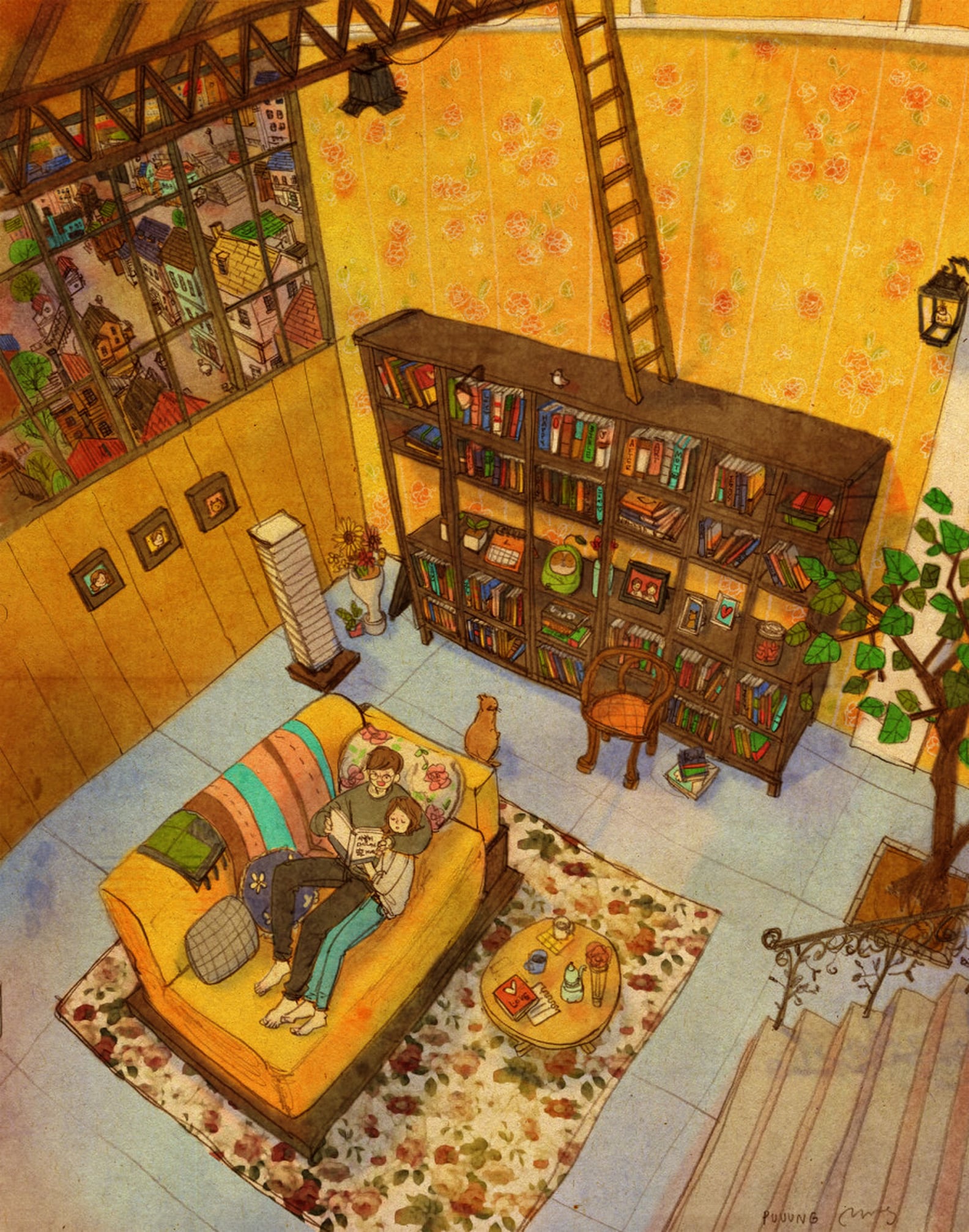 Korean Artist Puuung's Relationship Art | PS Love