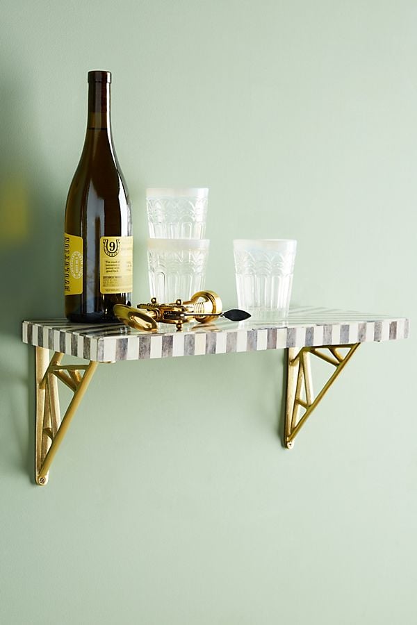 Striped Bone Shelf | Best Home Organisers From Anthropologie | POPSUGAR ...