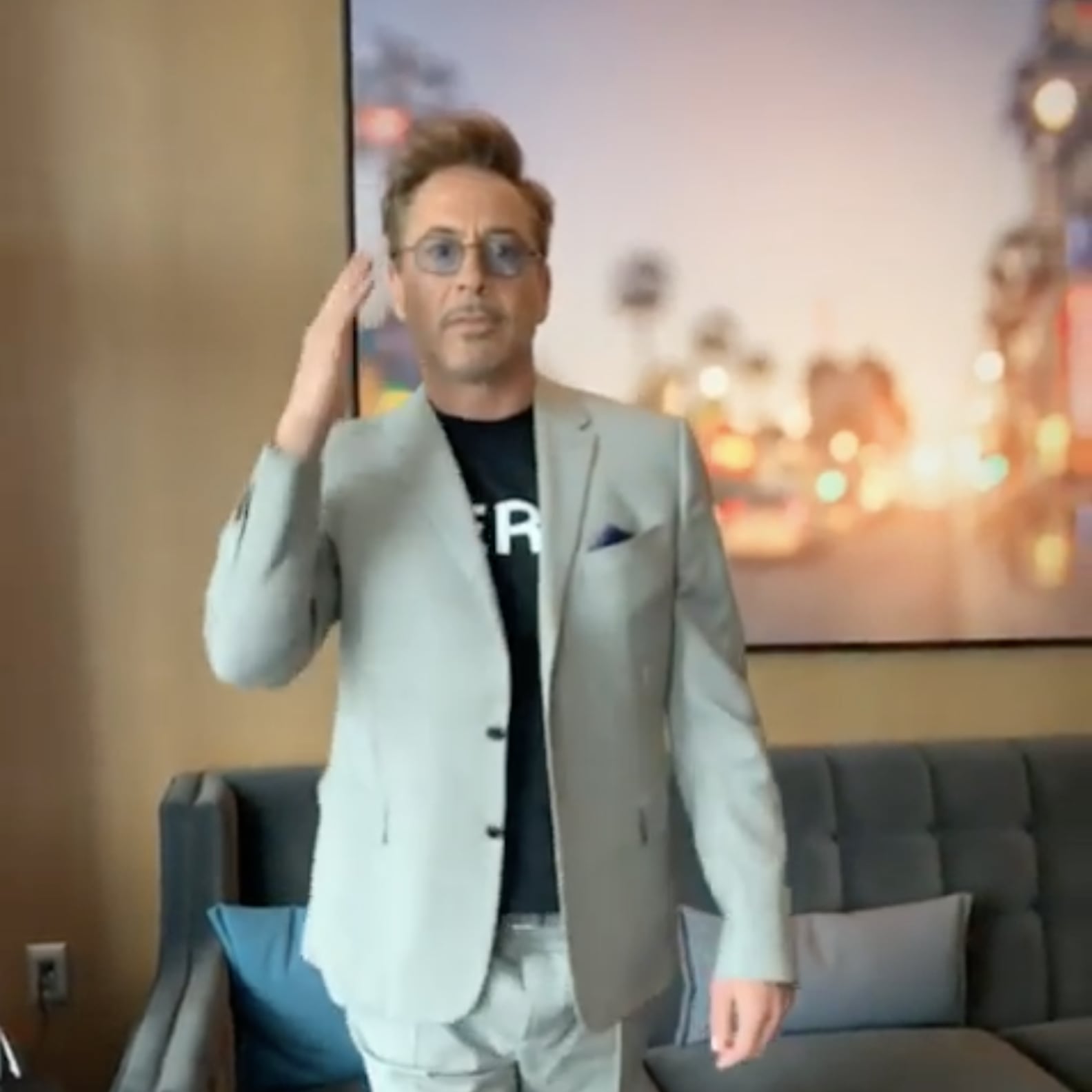 Robert Downey Jr. Dancing During Avengers Press Tour | PS Celebrity