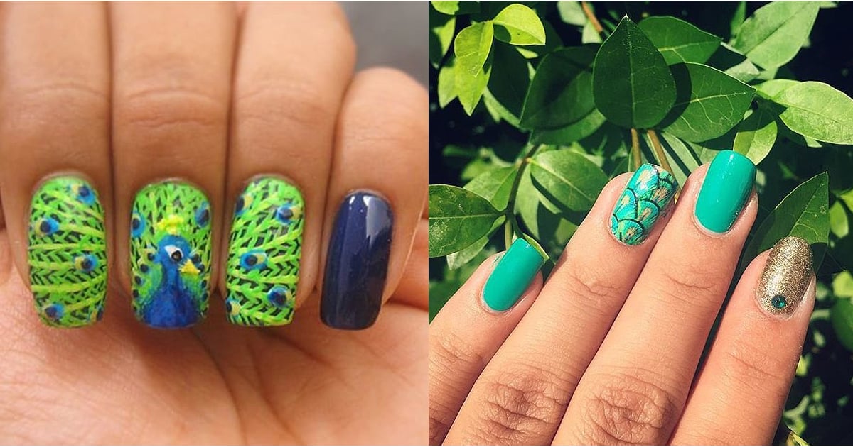 Peacock Nail Art Ideas | POPSUGAR Beauty