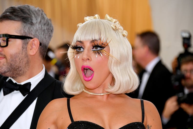 Lady Gaga Eyelashes at the Met Gala 2019 | PS Beauty