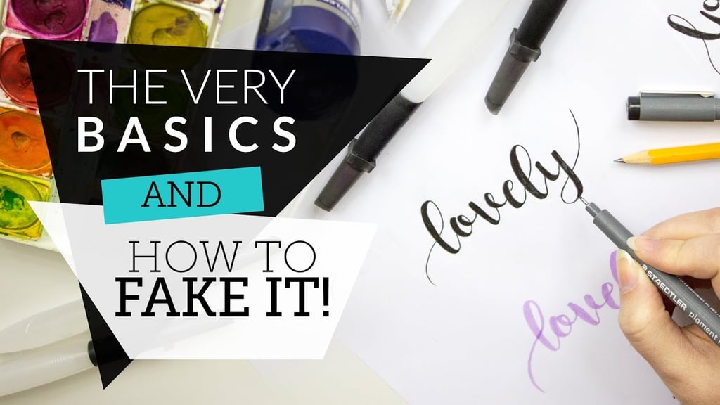 How to Learn Calligraphy | POPSUGAR Smart Living