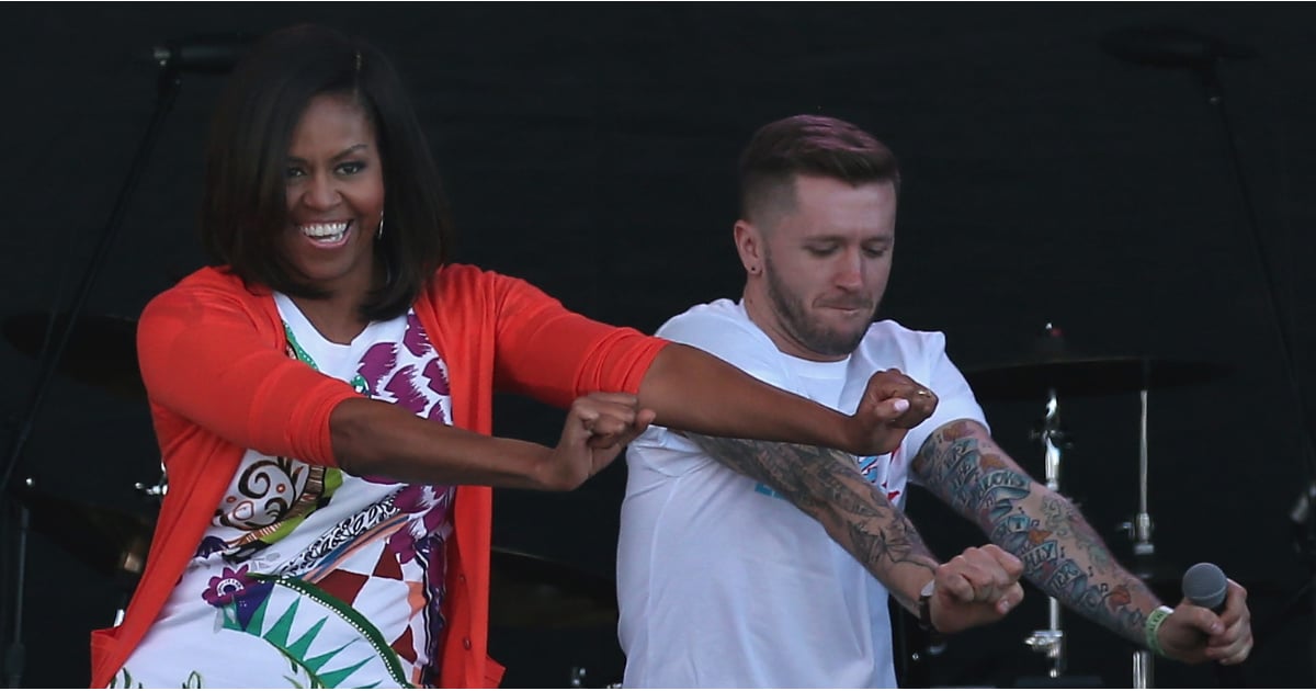 Michelle Obama Dances at the White House | POPSUGAR Celebrity