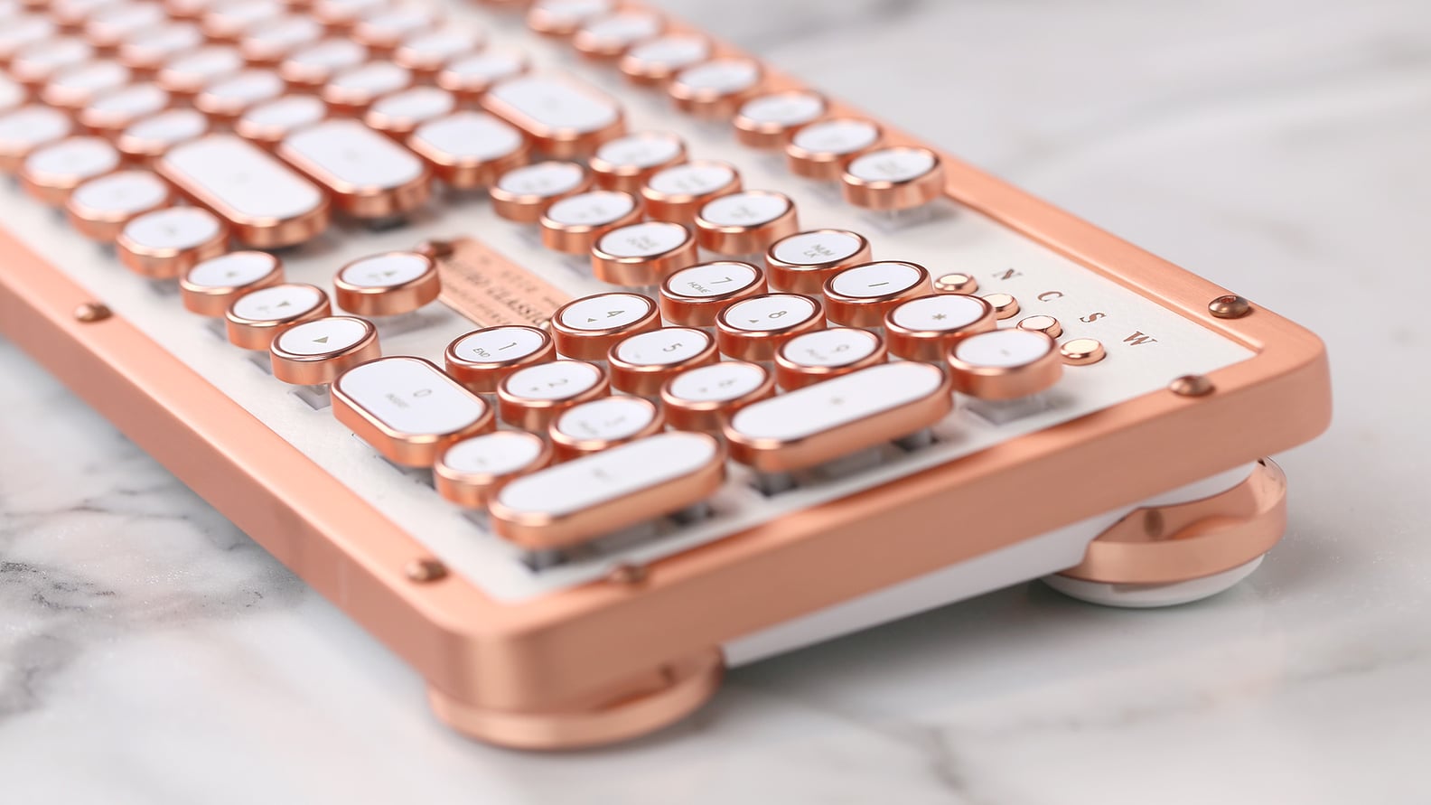 Rose Gold Typewriter Keyboard | PS Love