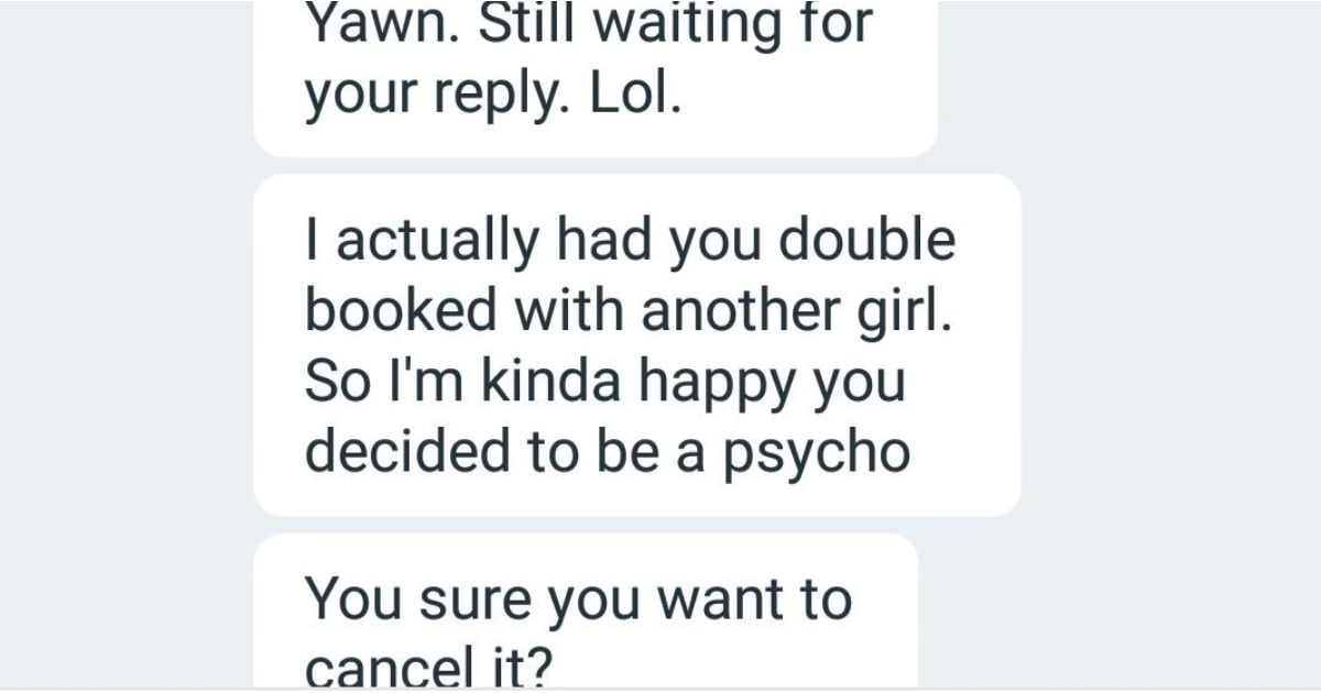 Text Messages From Guy Being Rejected | POPSUGAR Love & Sex