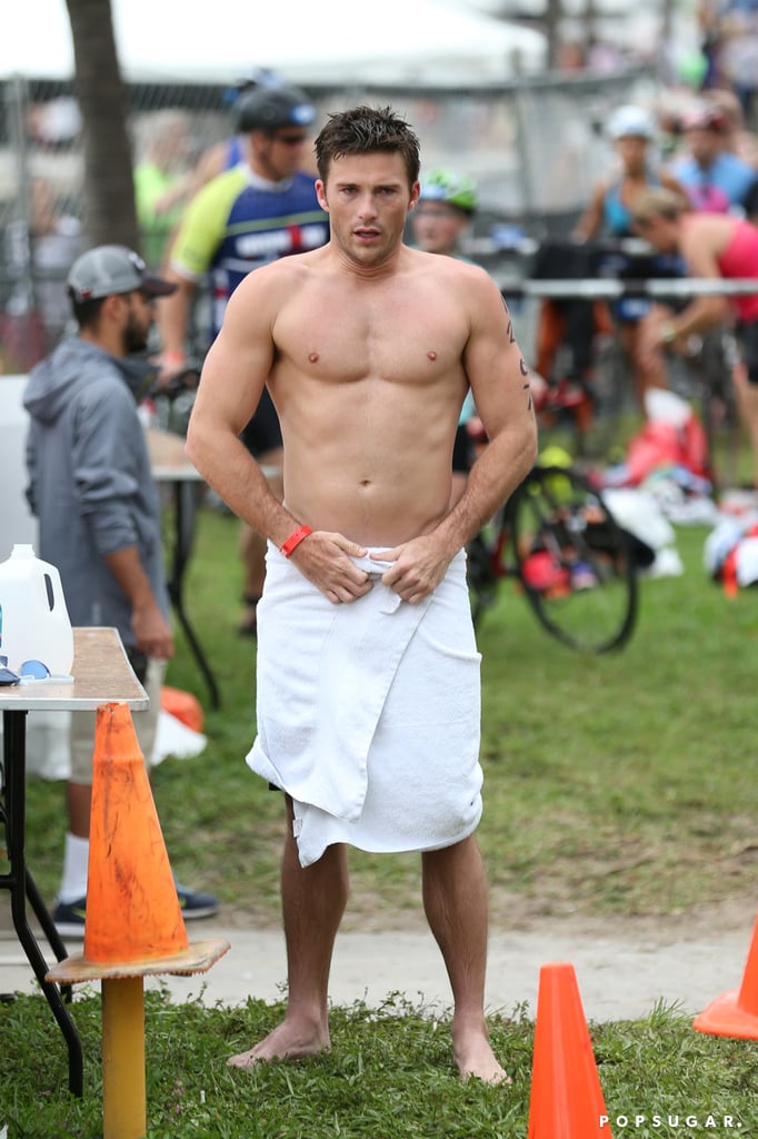 Scott Eastwood Shirtless On The Beach In Miami April 2016 Popsugar