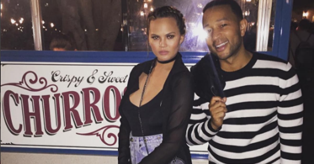 Chrissy Teigen Wearing Sneakers Snapchat June 2016 | POPSUGAR Fashion