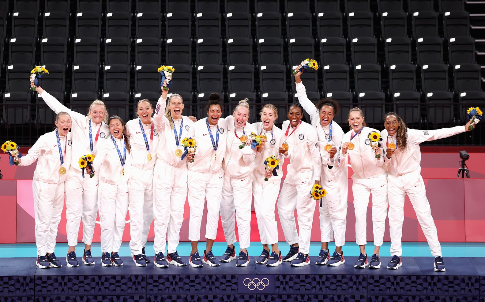 The US Women's Volleyball Team Wins Their First Olympic Gold | POPSUGAR ...