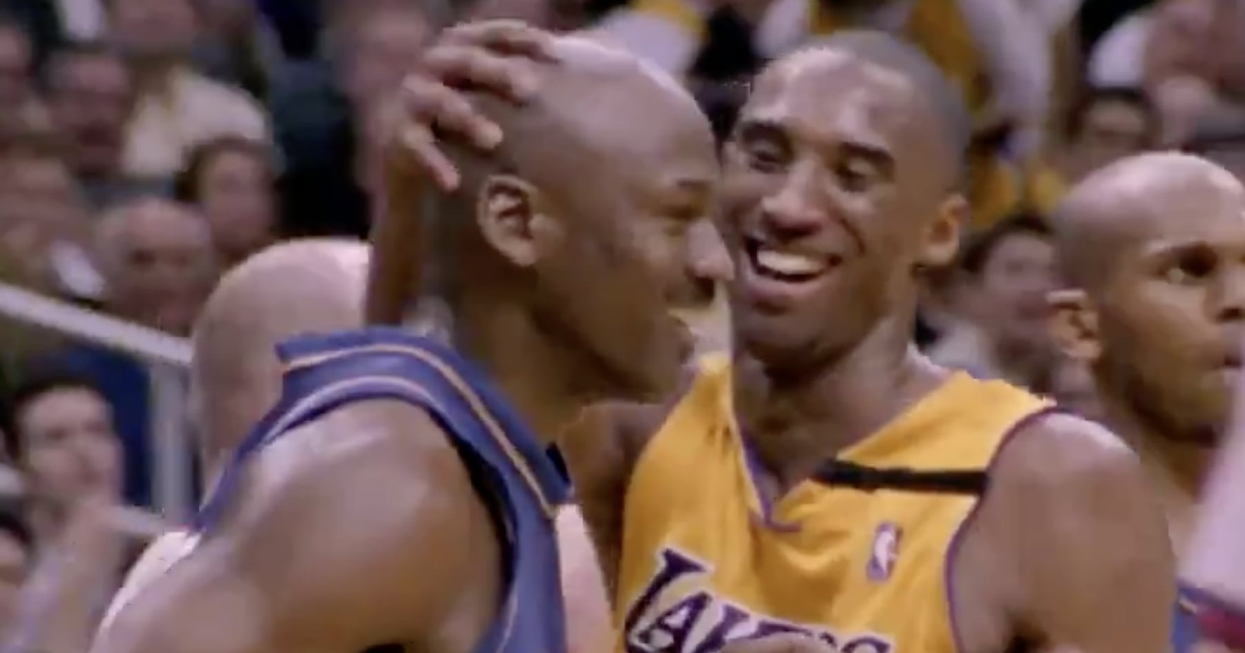 Kobe Bryant Playfully Brawls With Michael Jordan | Video | POPSUGAR Fitness
